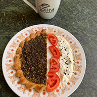 Lolita Diet:Oats Mankosha With Zaatar 2 pieces